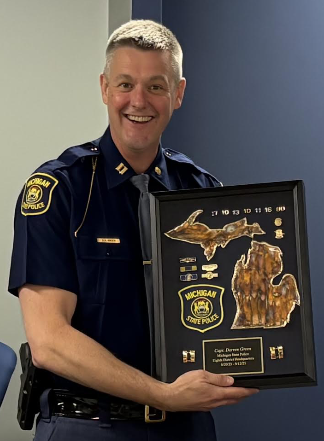MSP Eighth District Commander, Capt. Darren Green, Announces Retirement ...